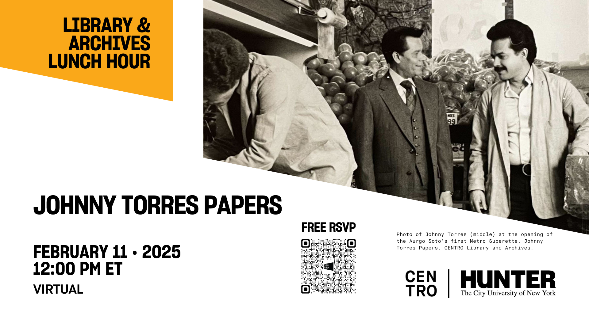 Library & Archives Lunch Hour: Johnny Torres Papers | Manhattan Borough ...